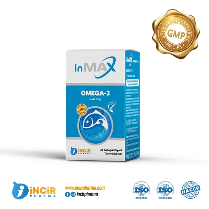 inMAX Omega 3 Softgel Balık Yağı – İncir Pharma